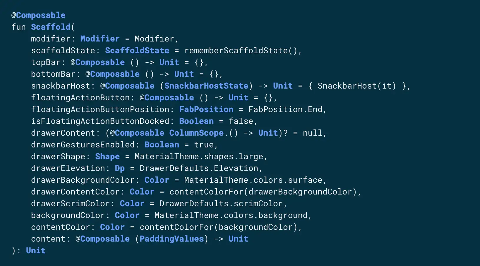 ザクっと理解するKotlin Scaffold - 文系エンジニアの日記
